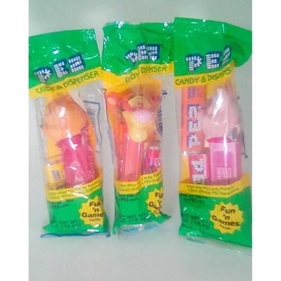 Other | Pez Winnie The Pooh Friends Piglet Tigger Candy Dispensers New ...